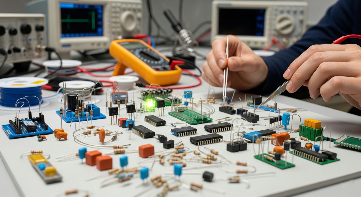 ⚡ Tipos de Componentes Electrónicos: Guía Completa | Tu Vuelta de Tuerca
